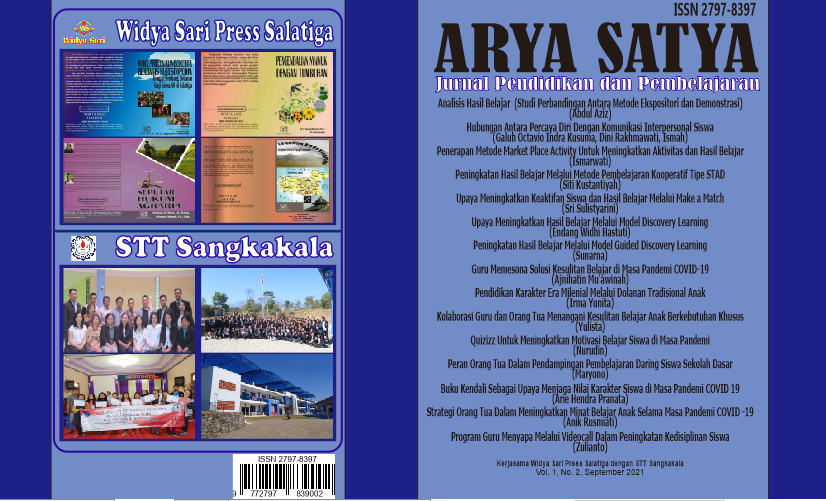 Arya Satya September 2021 – Widyasari Press